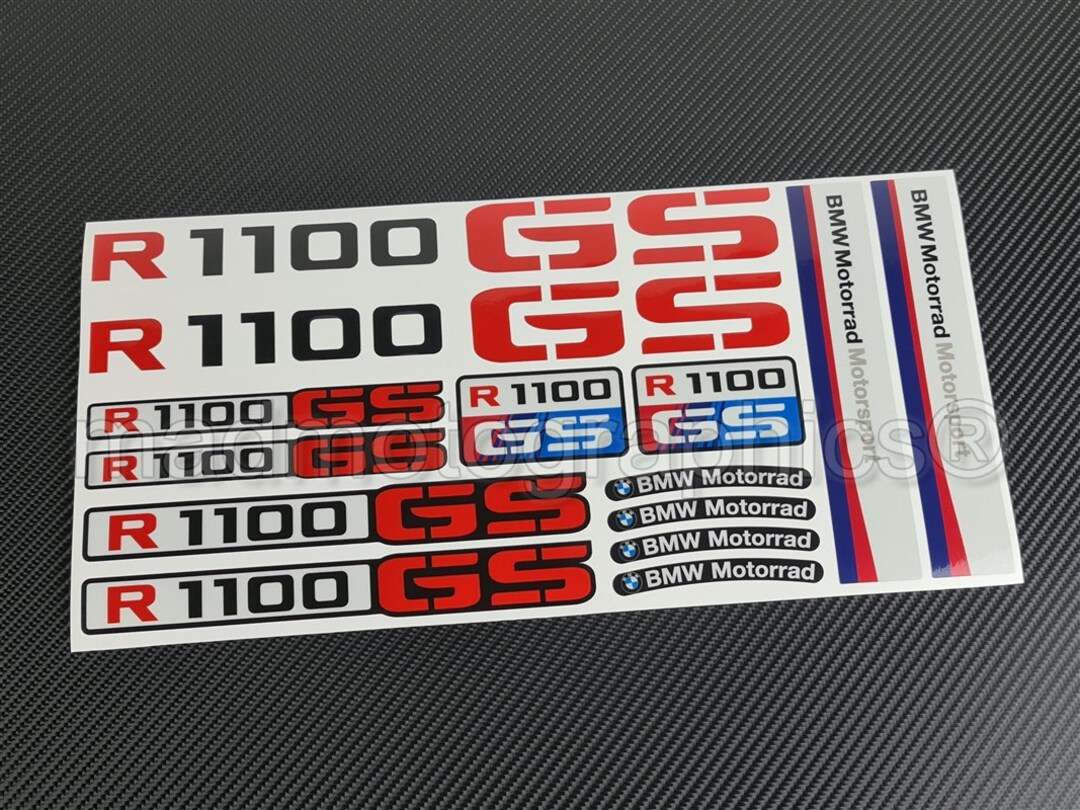 Reflective Motorcycle Stickers Set Graphics Fairing Panniers Helmet ...
