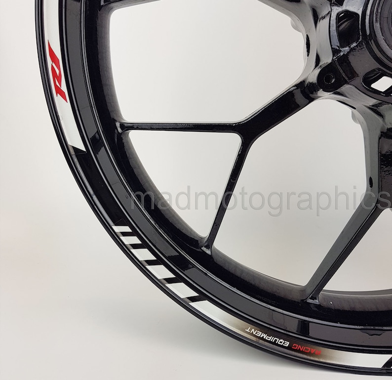 Reflective Motorcycle Wheel Stickers Decals Rim Tape Stripes - Etsy