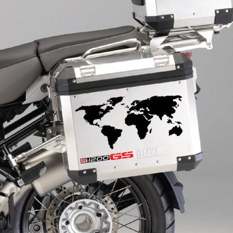 Adventure Motorcycle Sticker - Etsy