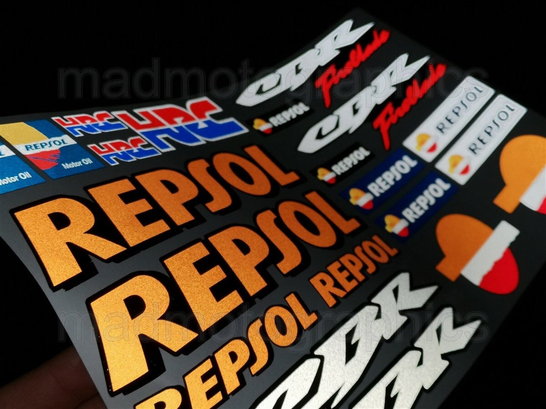 Reflective Motorcycle Stickers Set Graphics Fairing Panniers Helmet ...