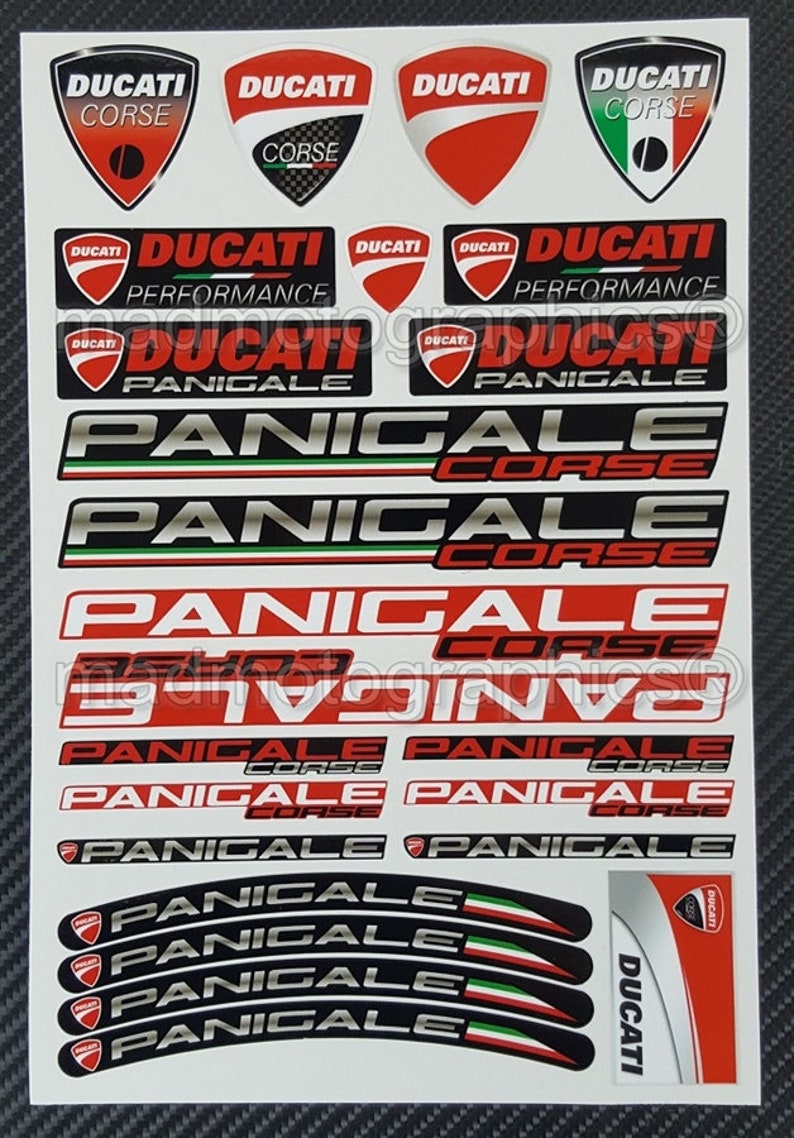 2 Parts Motorcycle Fairing Helmet Stickers Race Track Bike - Etsy