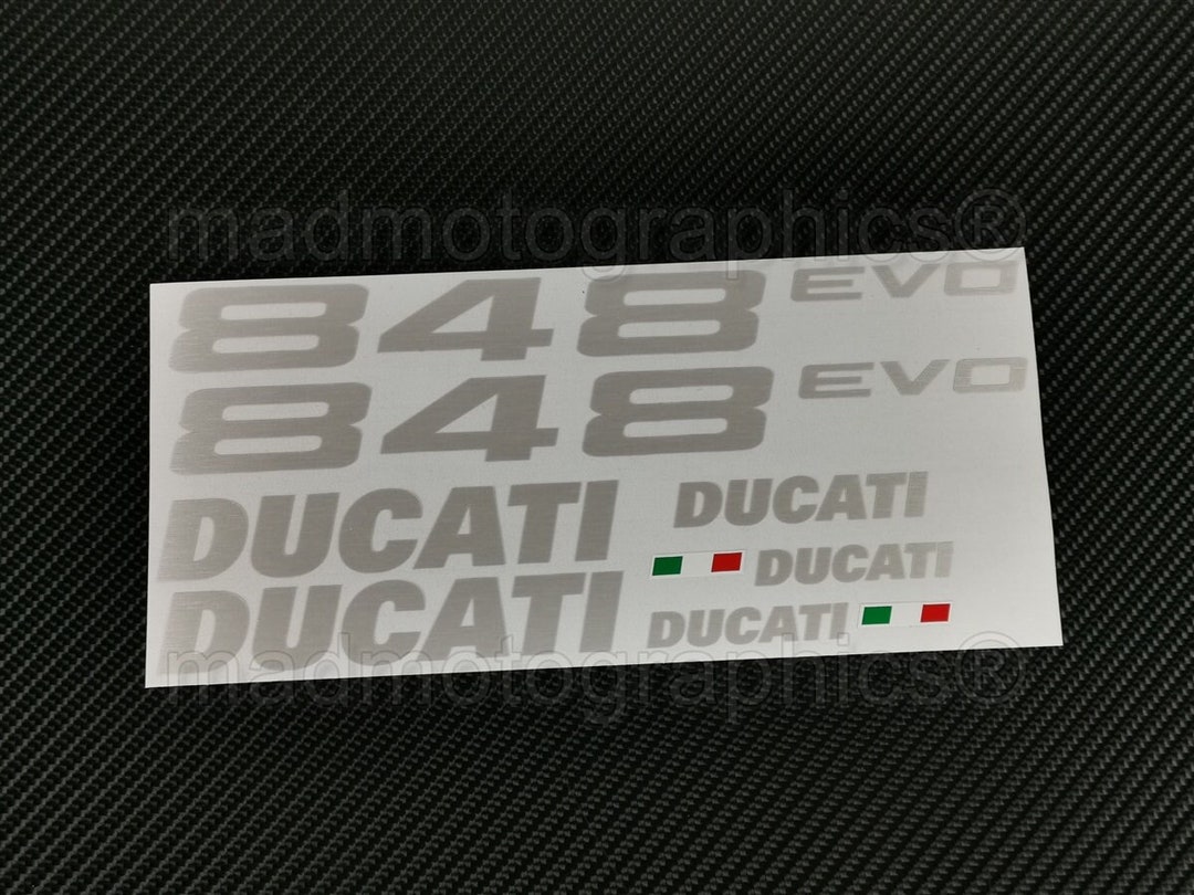 Full Motorcycle Motorbike Sticker Set Fairing Tank Decals for DUCATI ...