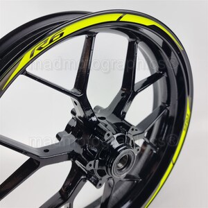 Motorcycle Wheel Stickers Graphics Decals Rim Tape Stripes Motorbike ...