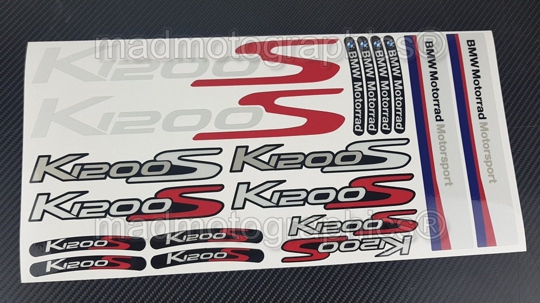 Reflective Motorcycle Stickers Set Graphics Fairing Panniers Helmet ...