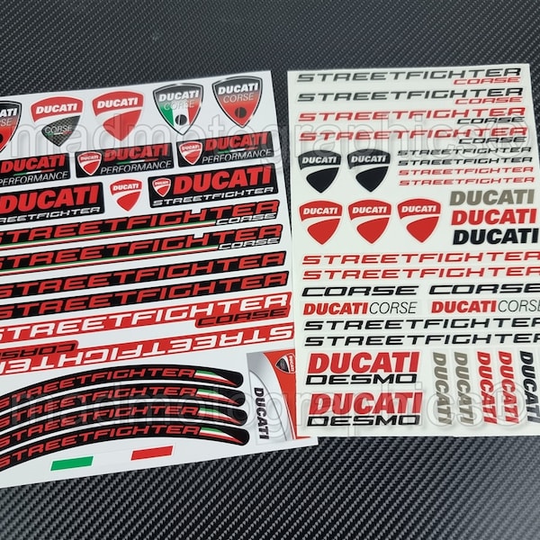 Ducati Streetfighter Decals - Etsy