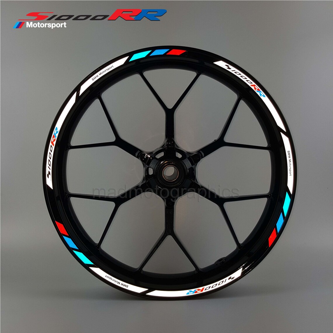 Reflective Motorcycle Wheel Stickers Decals Set Rim Tape - Etsy