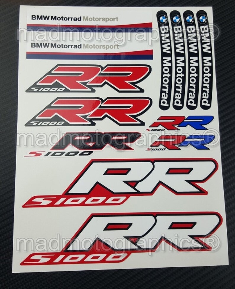2 Parts Motorcycle Motorbike Fairing Helmet Stickers Race - Etsy