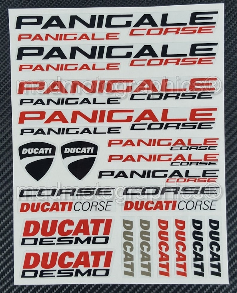 2 Parts Motorcycle Fairing Helmet Stickers Race Track Bike - Etsy