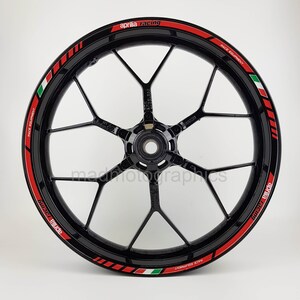 Reflective Motorcycle Wheel Stickers Decals Rim Tape Stripes Motorbike ...