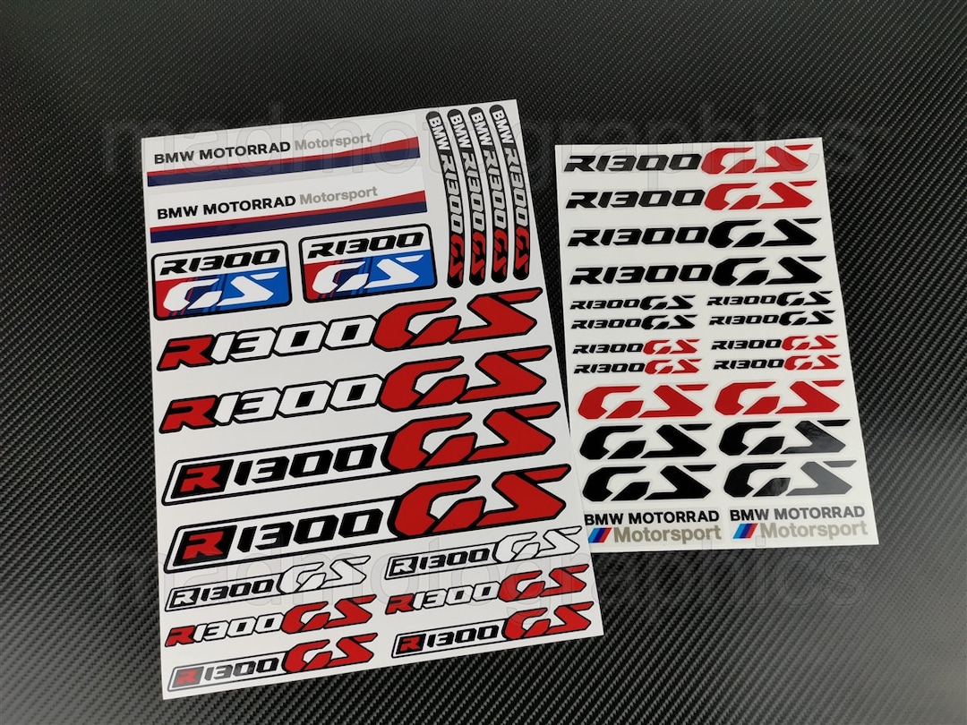 2 Parts Motorcycle Motorbike Fairing Helmet Stickers Race Track Bike ...