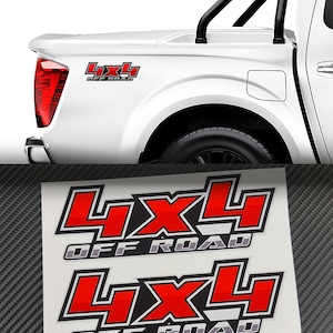 2x 4x4 Stickers Graphics for Pickup Truck Car Atv Utv Body Tail Decals ...