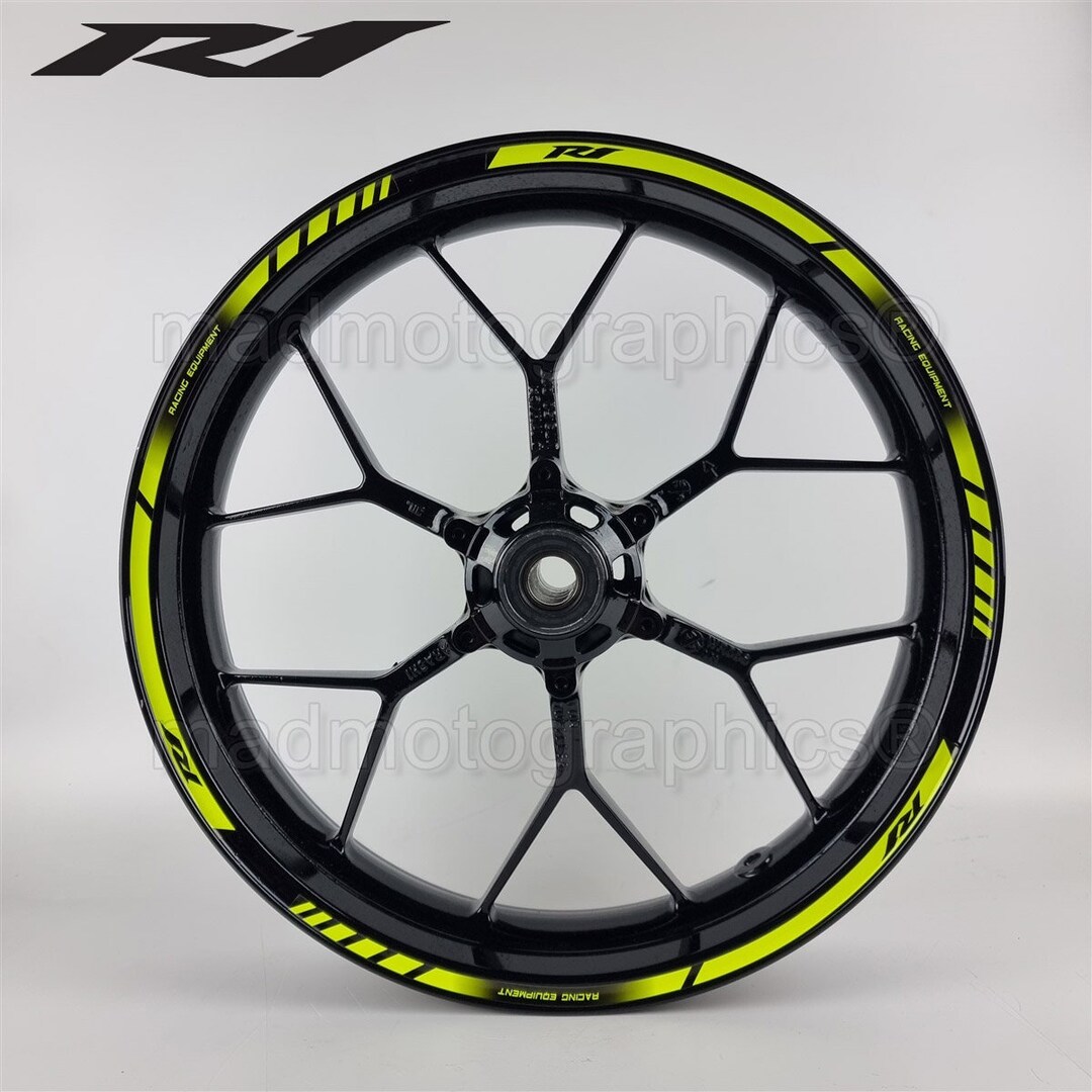 Motorcycle Wheel Stickers Graphics Decals Rim Tape Stripes Motorbike ...