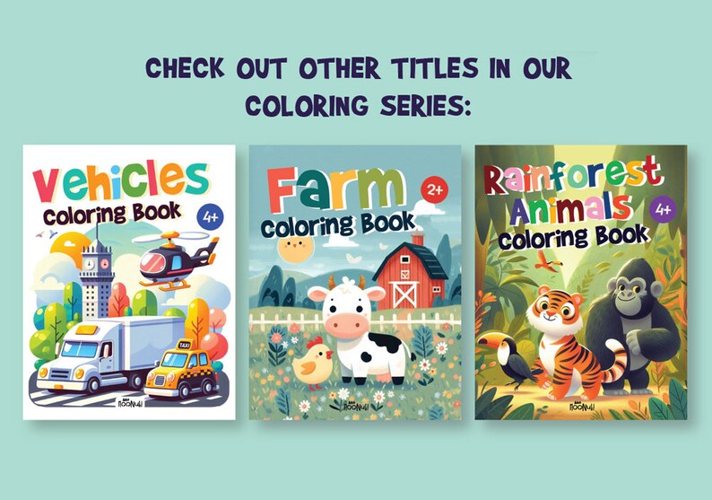 Vehicles 2+: Coloring Pages, 40 Simple and Fun Drawings to Color for ...