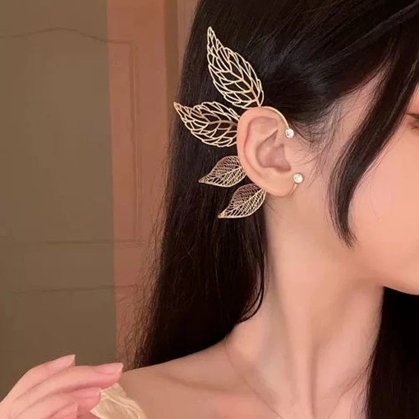 Ear Cuff Gold - Etsy