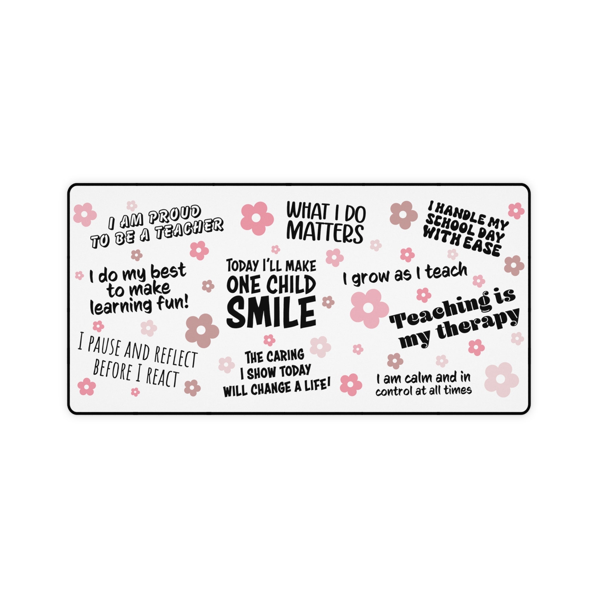 Desk Mats With Positive Affirmations for Teachers Desk Mat - Etsy