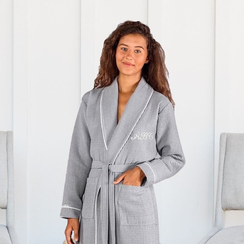Monogram Bathrobe - Etsy