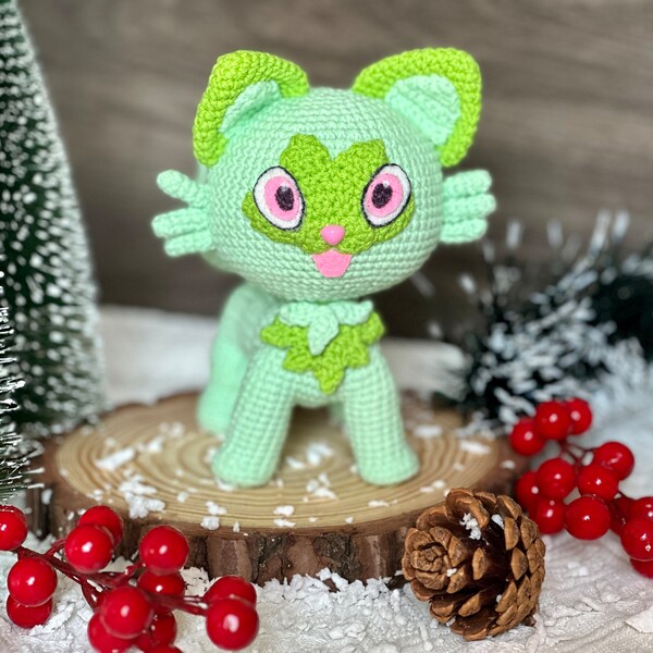 Sprigatito Plushie - Etsy