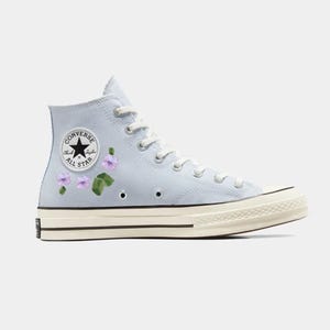 Custom Hydrangeas Embroidered Shoes, Embroidered Converse, Custom Gift ...