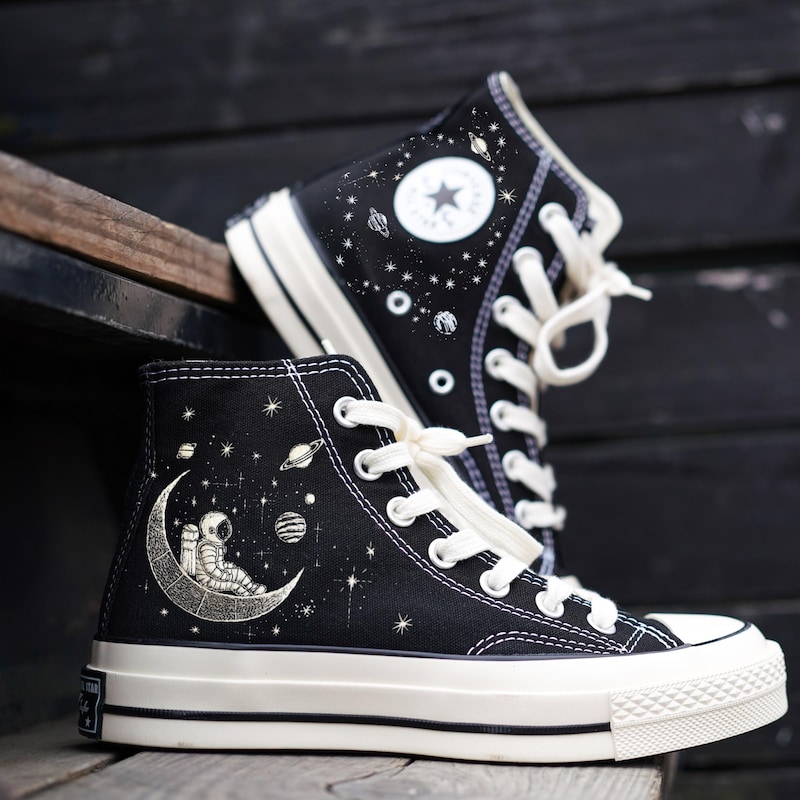 Galaxy Converse - Etsy
