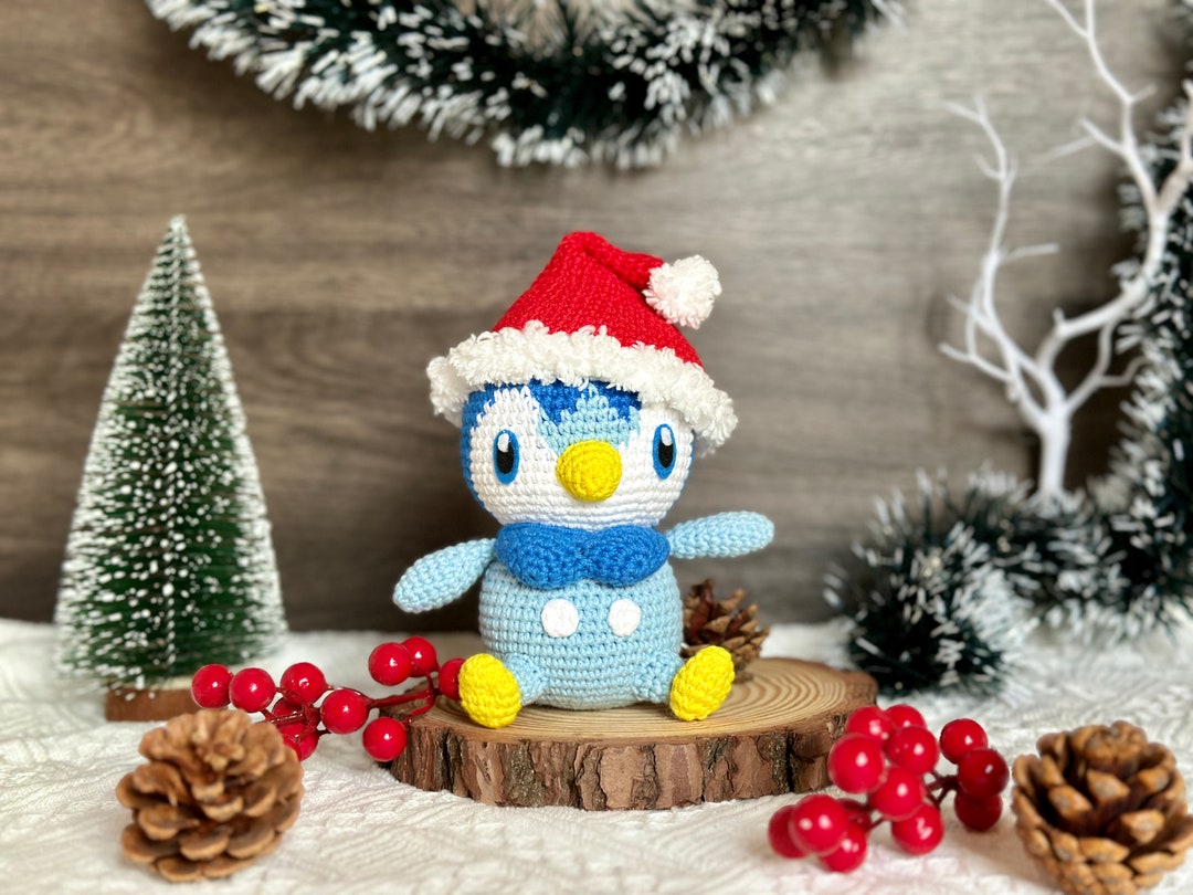 Piplup Christmas Crochet Pattern - Etsy