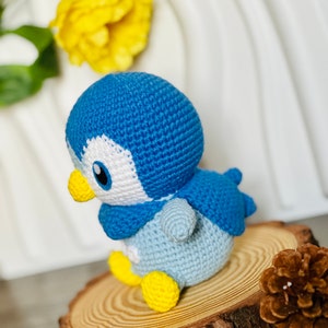 Piplup Amigurumi Crochet Pattern, Piplup Decor Holiday Gift Toy Crochet ...