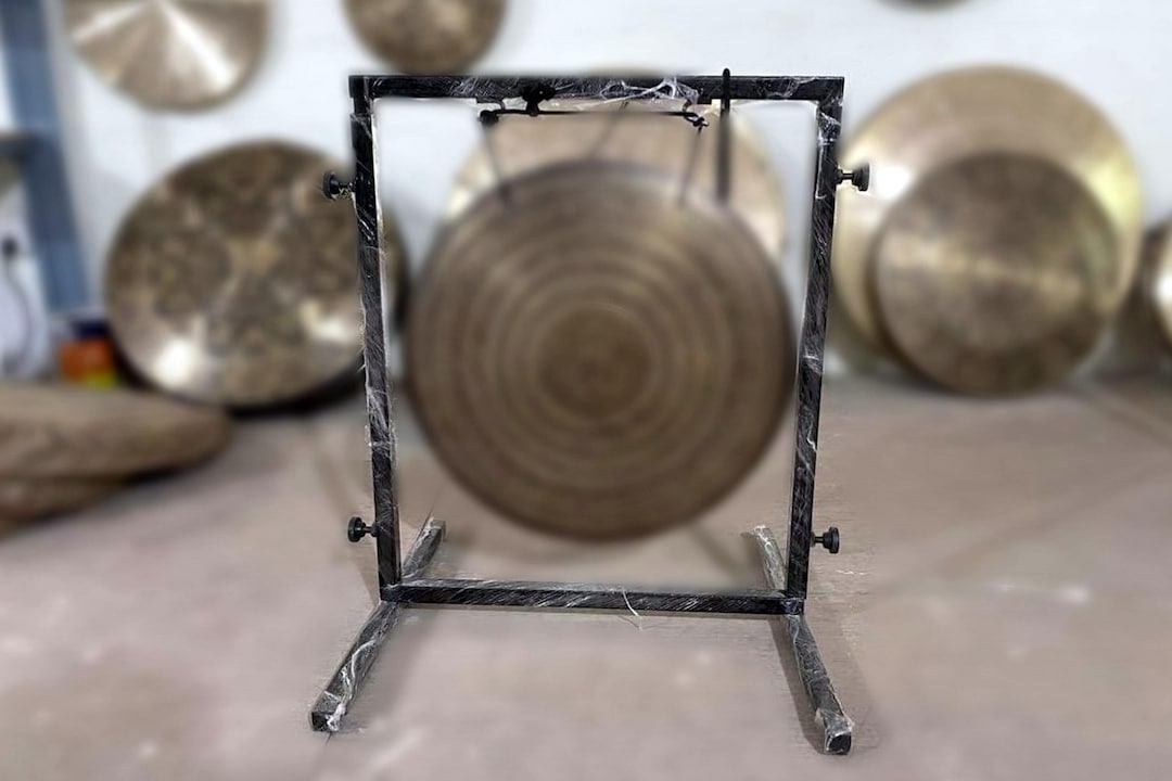50 Cm Metal Gong Stand From Nepal-gong Frame - Etsy