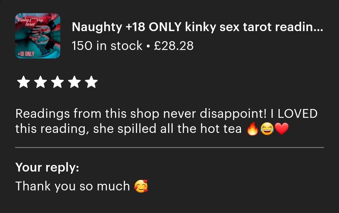 Naughty 18 Only 30 Min Kinky Sex Tarot Reading No Filters No Taboo Guaranteed To Make You