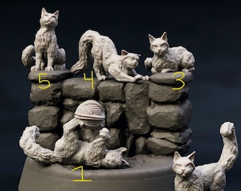 Gaton Big Cat 32mm 28mm Miniatures for Tabletop Gaming - Etsy