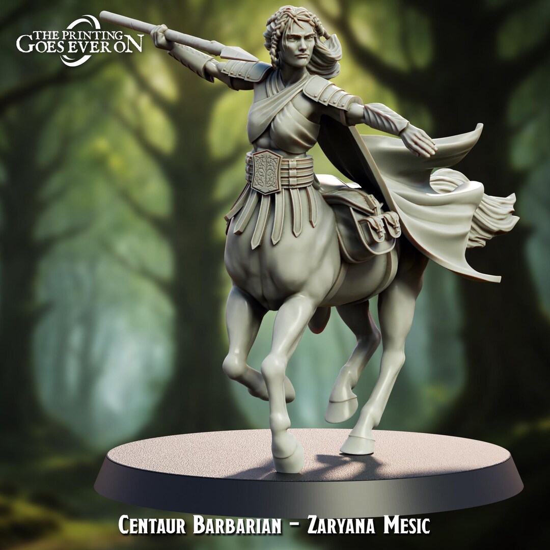 Centaur Barbarian - Zaryana Mesic - RPG Exclusive - the Printing Goes ...