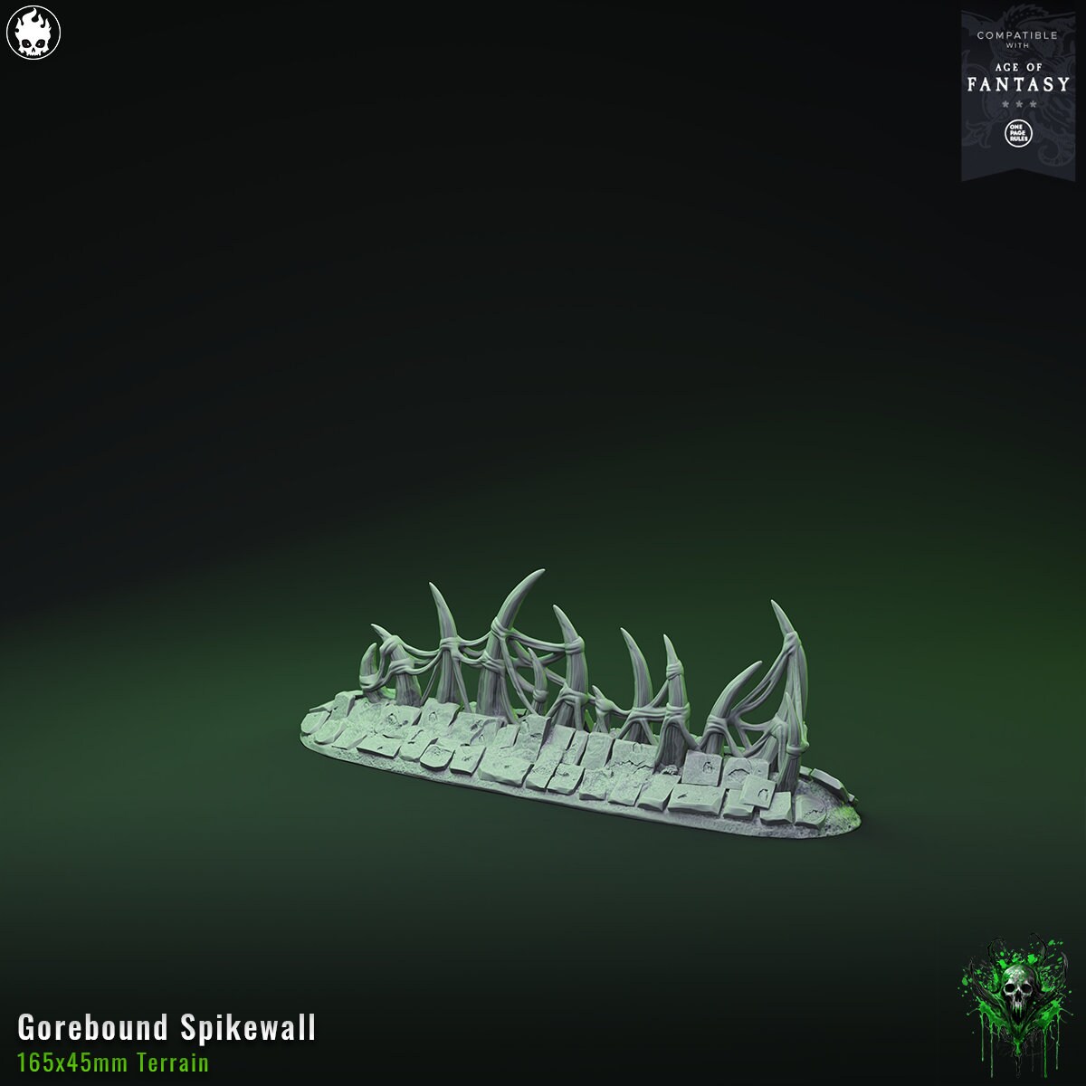 Gorebound Spikewall by Fleshcraft Studio - Etsy