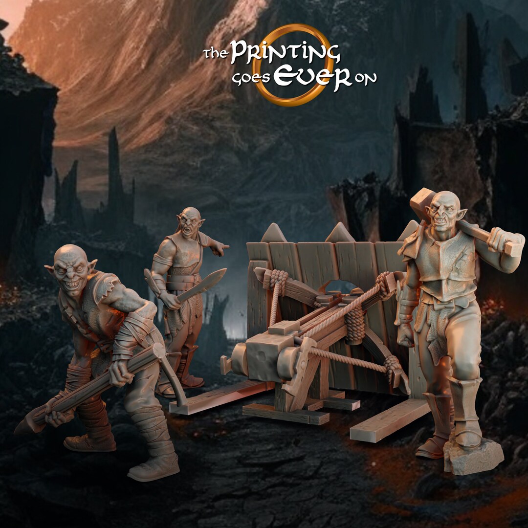 Orc Crew With Crossbow by the Printing Goes Ever On - Etsy
