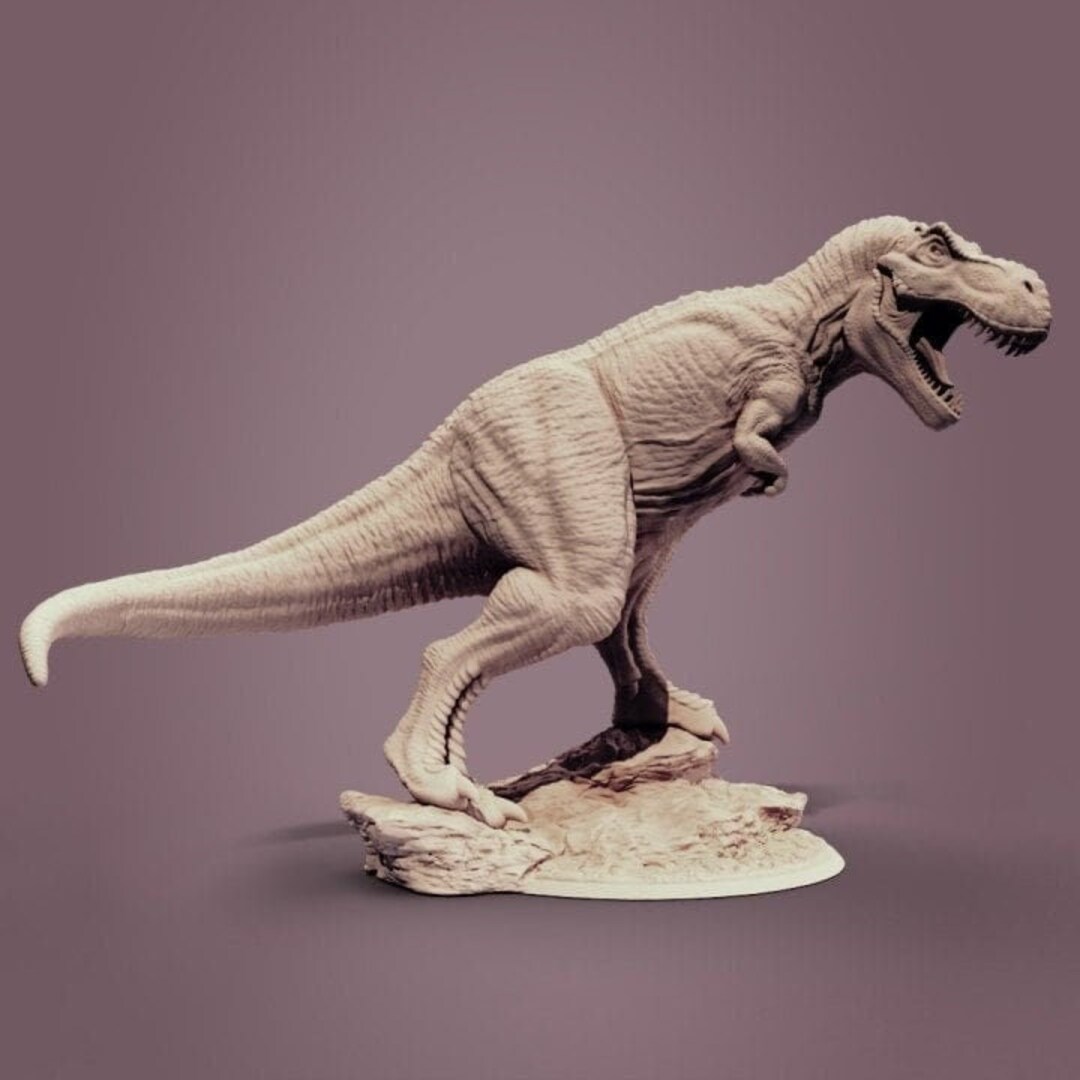 Tyrannosaurus-rex Dinosaur Miniature Tabletop Gaming by Clynche Art - Etsy