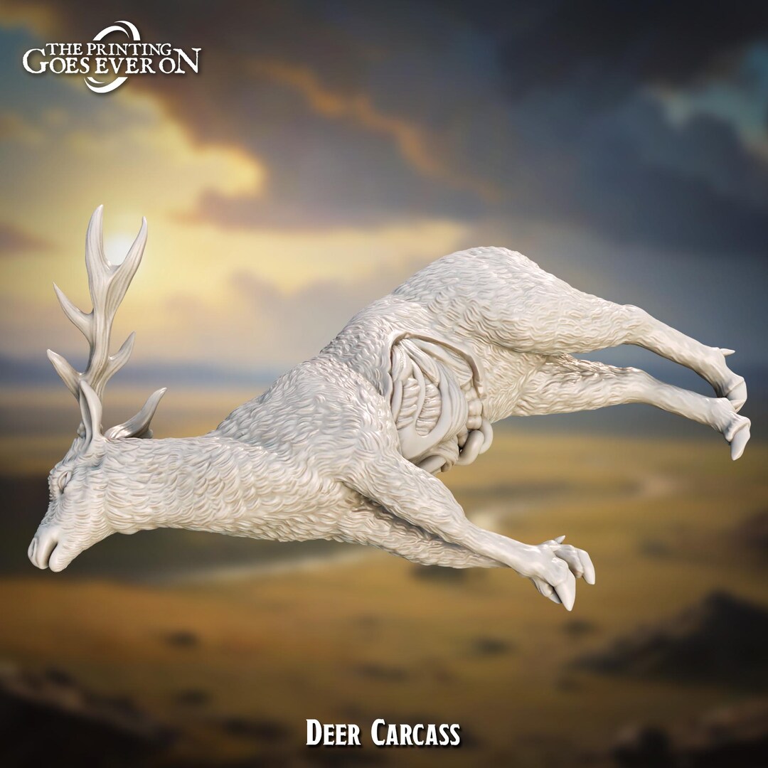 Deer Carcass - RPG Exclusive - the Printing Goes Ever On - Etsy