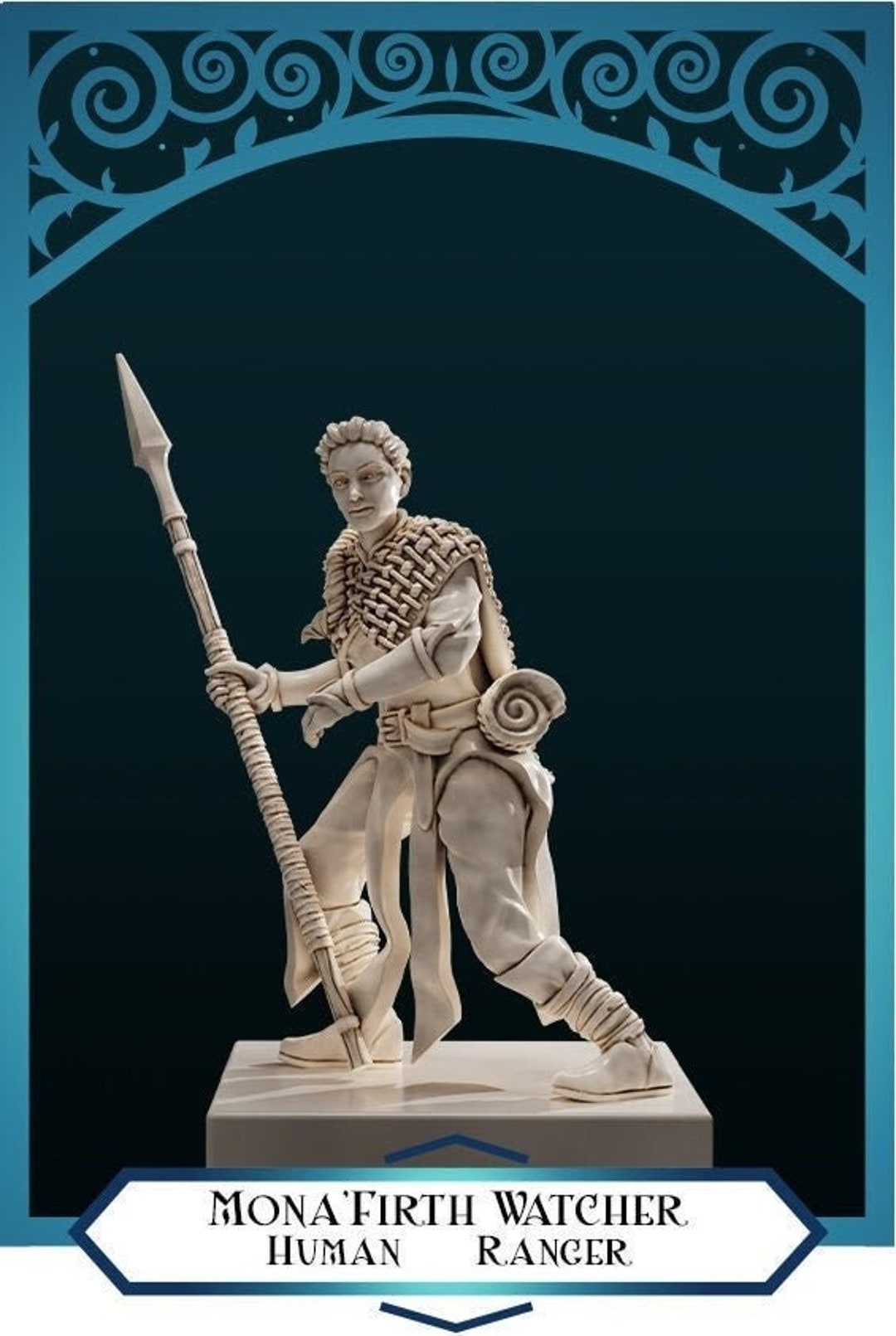 Mona'firth Watcher Dnd is a Woman - Etsy