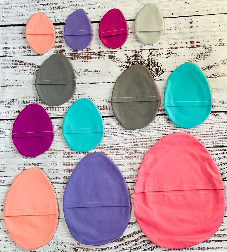 Easter Eggs Fillable Reusable Fabric Eggs Pink Plaid - Etsy