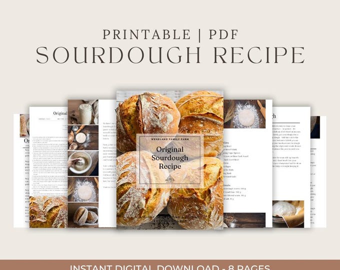 Beginner Sourdough Guide | Step-by-step Sourdough Ebook PDF Download - Etsy Canada