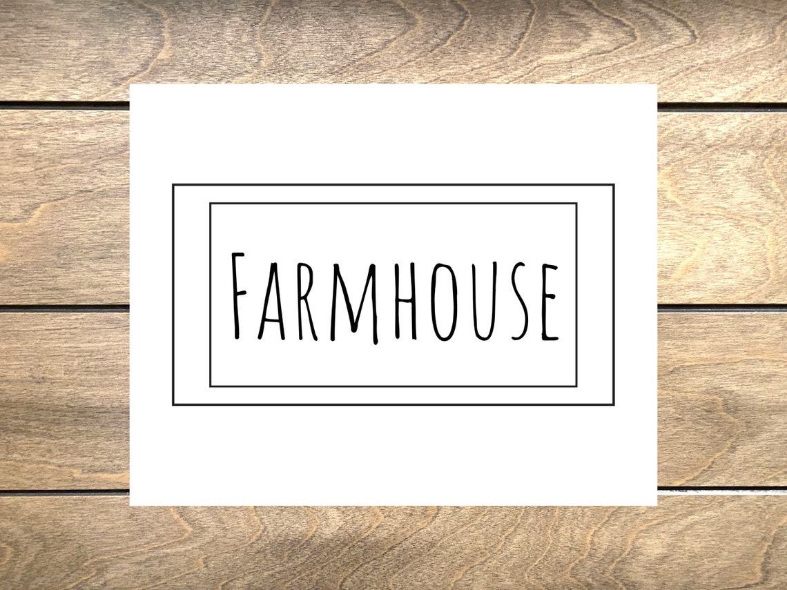 Farmhouse Sign Digital Print Instant Download Home - Etsy