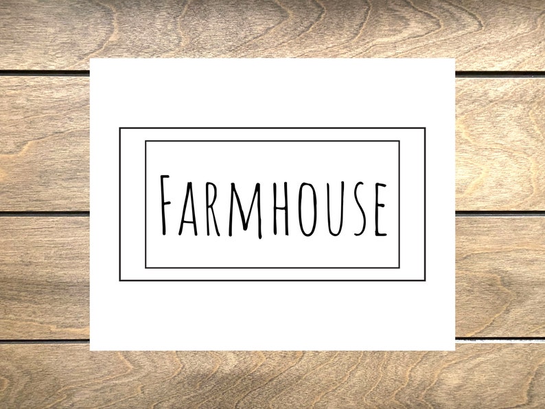 Farmhouse Sign Digital Print Instant Download Home - Etsy