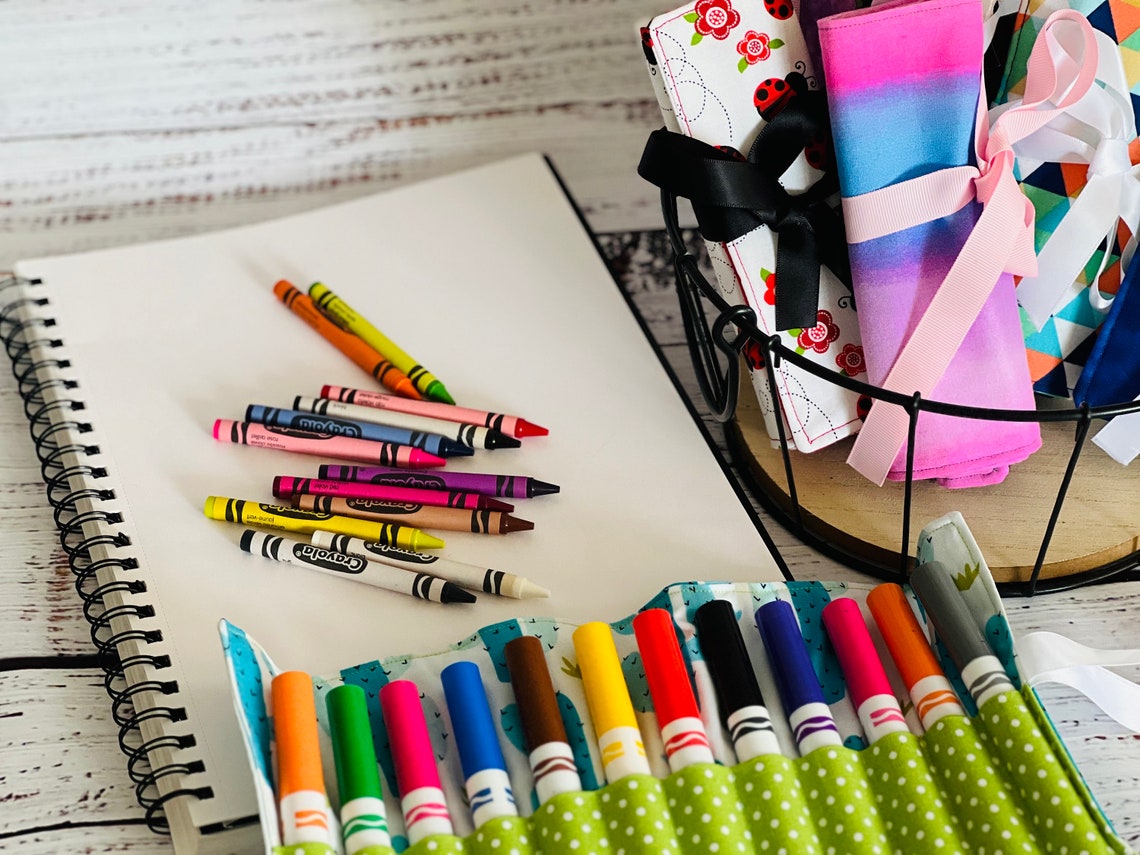 Crayon & Marker Roll Solar System Roll up Art Case - Etsy