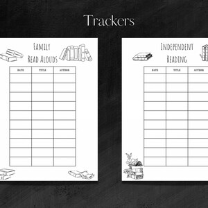 My Reading Journal Homeschool Resources Digital Download - Etsy