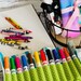 Crayon & Marker Roll Geometric Roll up Art Case - Etsy