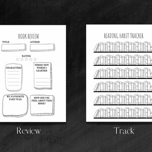 My Reading Journal Homeschool Resources Digital Download - Etsy