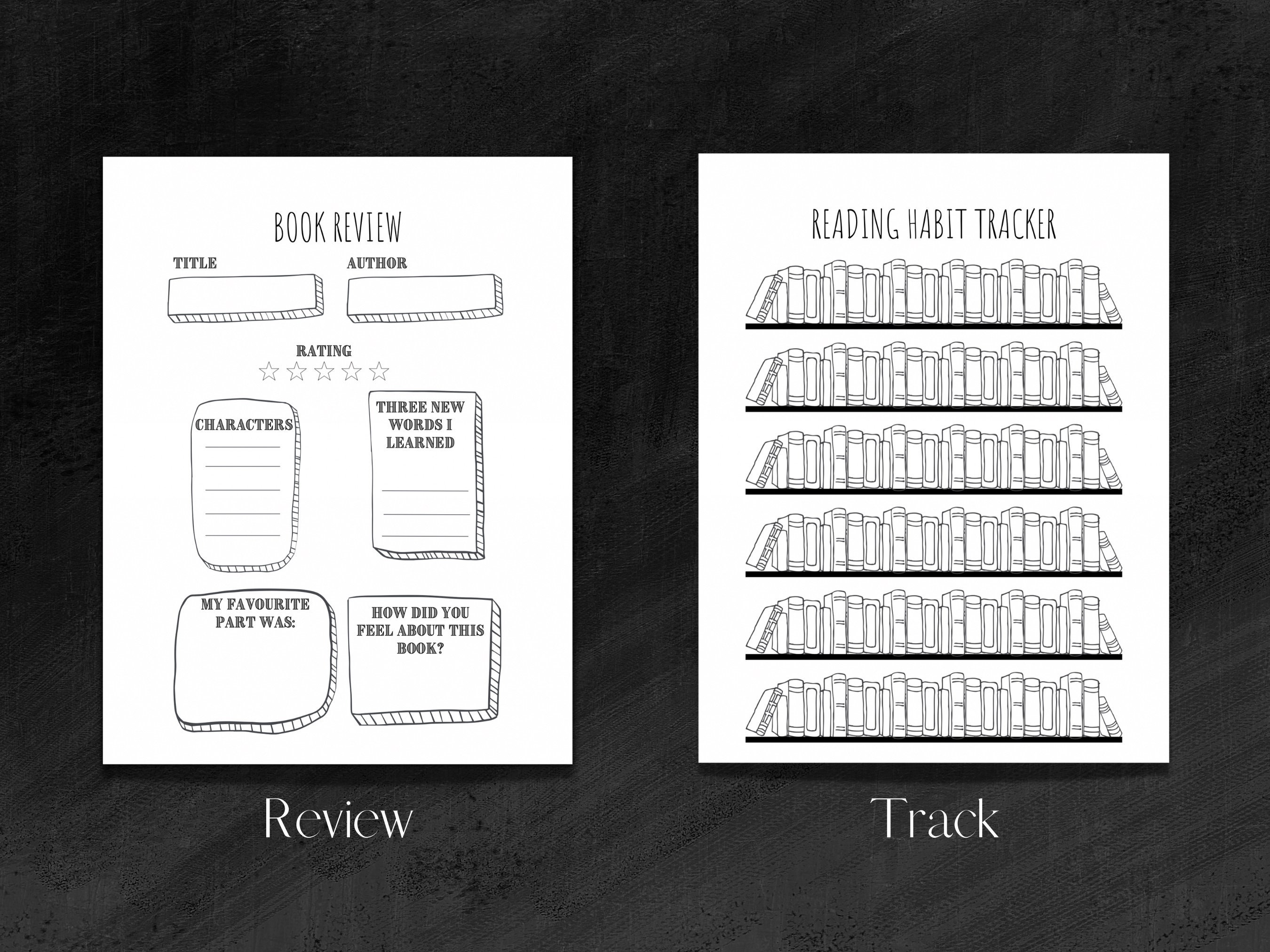 My Reading Journal Homeschool Resources Digital Download - Etsy