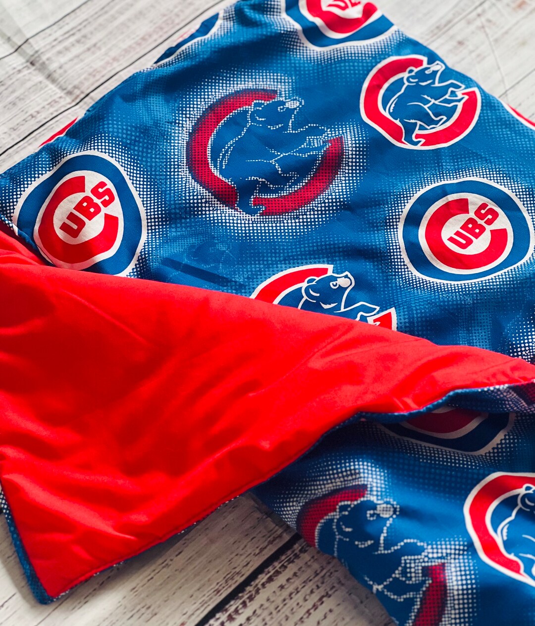 Quillow Chicago Cubs Quilt Pillow Quillow Handmade Blanket - Etsy
