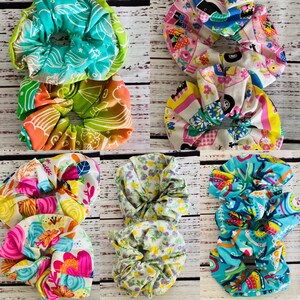 Scrunchie Fabric Scrunchies Hair Accessories - Etsy