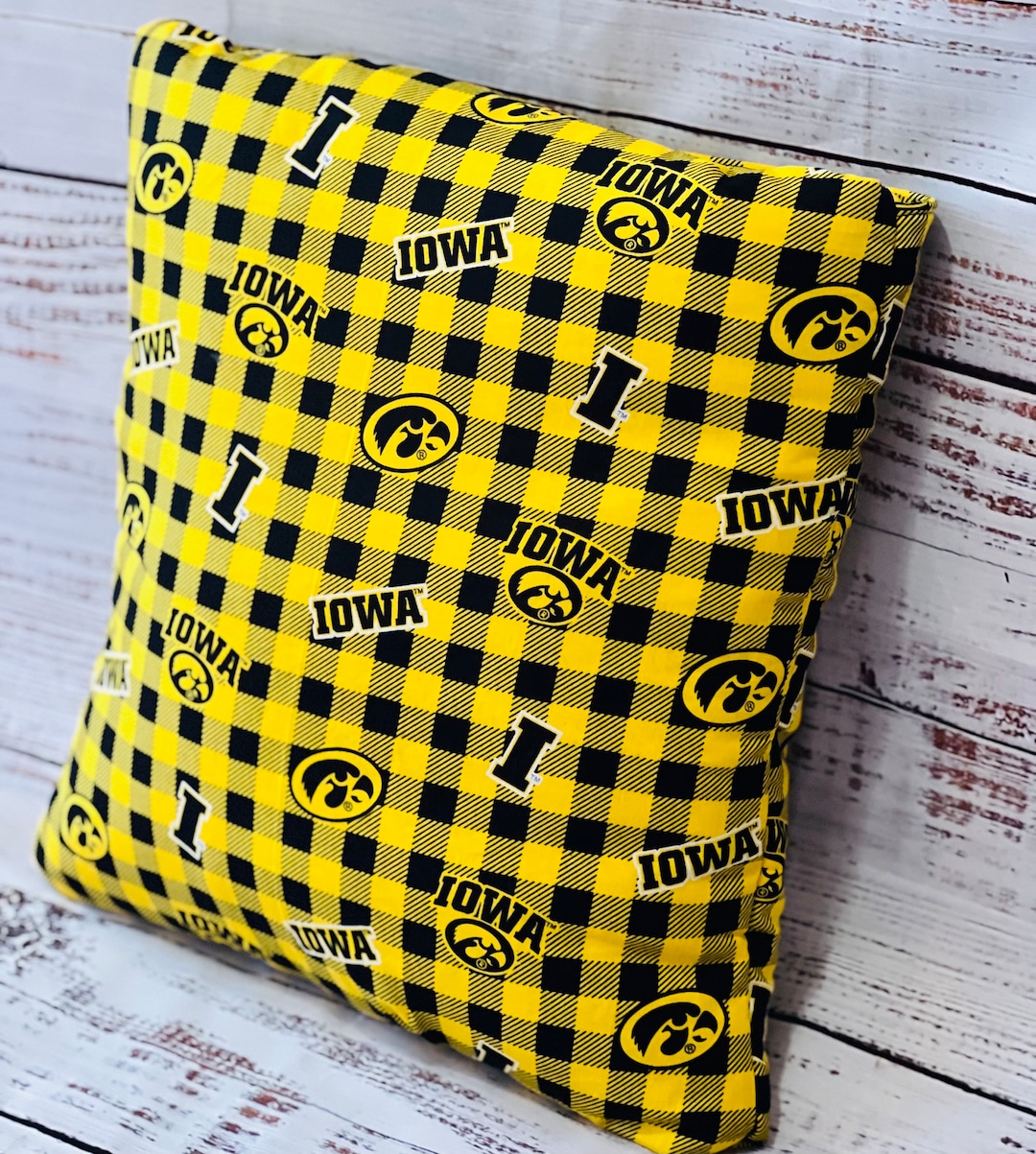 Quillow Iowa Hawkeyes Quilt Pillow Quillow Handmade Blanket - Etsy