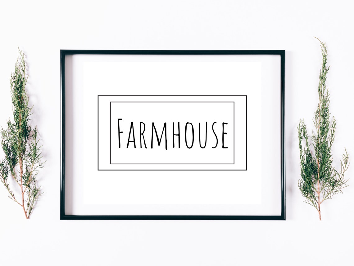 Farmhouse Sign Digital Print Instant Download Home - Etsy