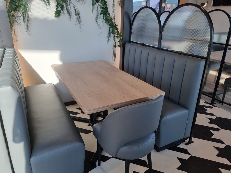 Bespoke Restaurant Furniture/ Booth Bench Seating/ Chesterfield Style ...