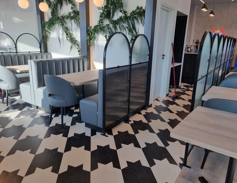 Bespoke Restaurant Furniture/ Booth Bench Seating/ Chesterfield Style ...