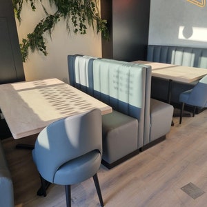 Bespoke Restaurant Furniture/ Booth Bench Seating/ Chesterfield Style ...